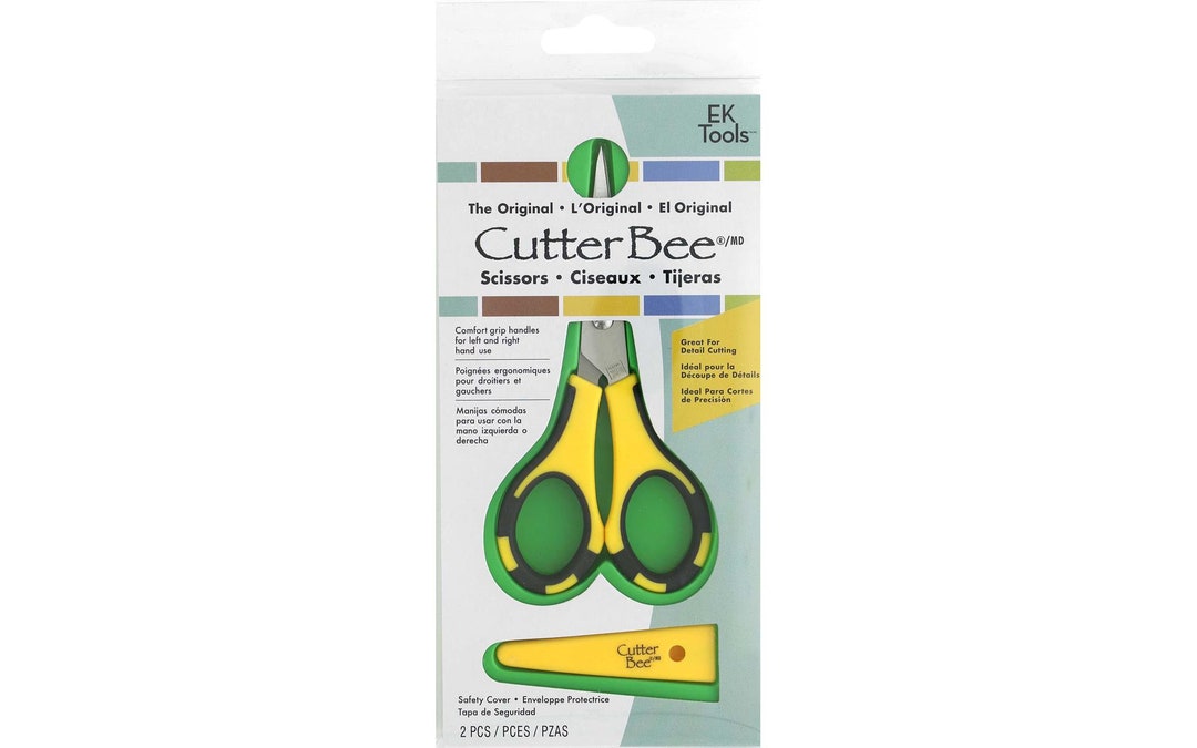 EK Scissors 5" Comfort Grip - Stainless Steel Scissors - Cutter Bee ...