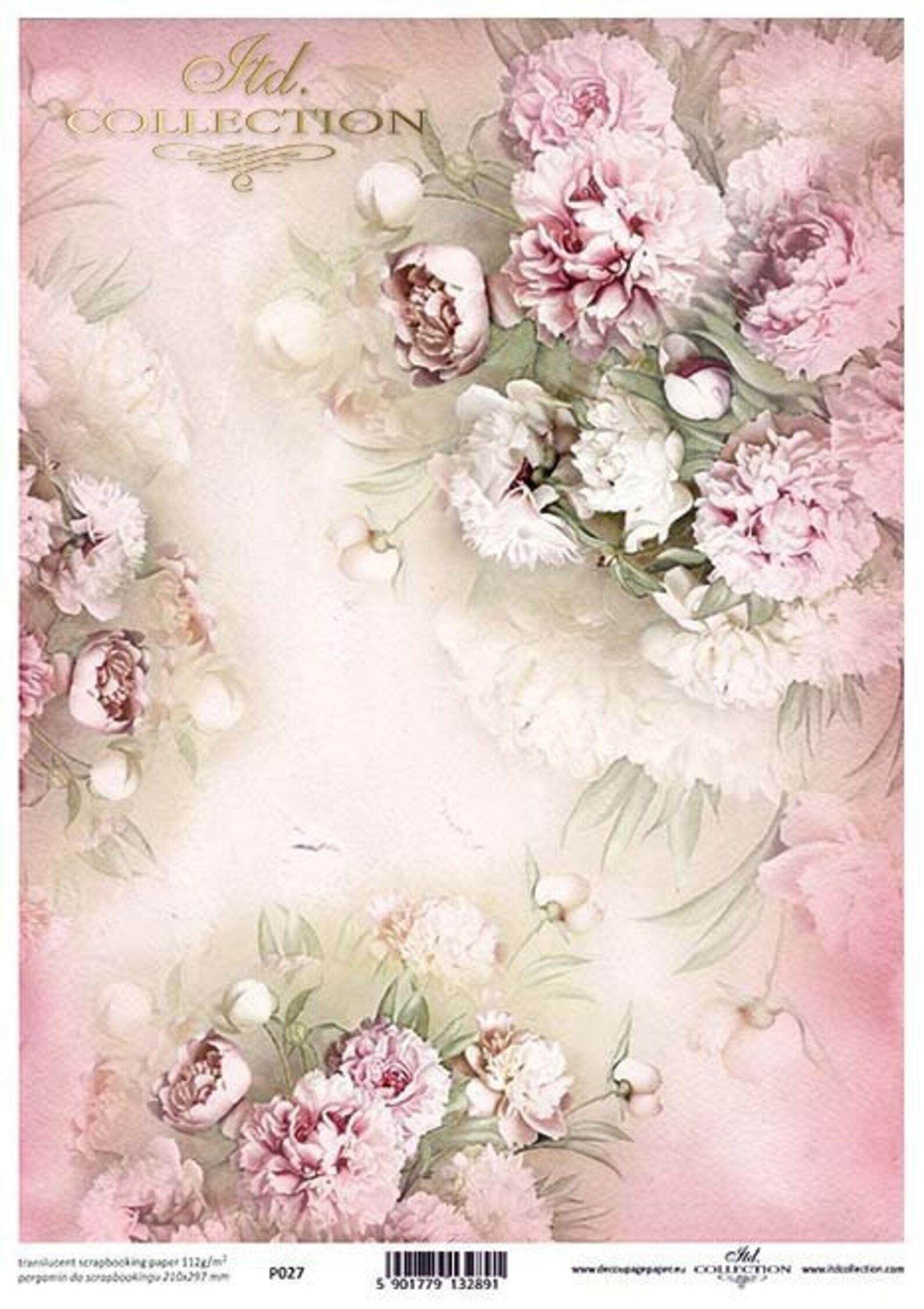 ITD Collection Translucent Parchment - Floral Compositions - Vellum ...