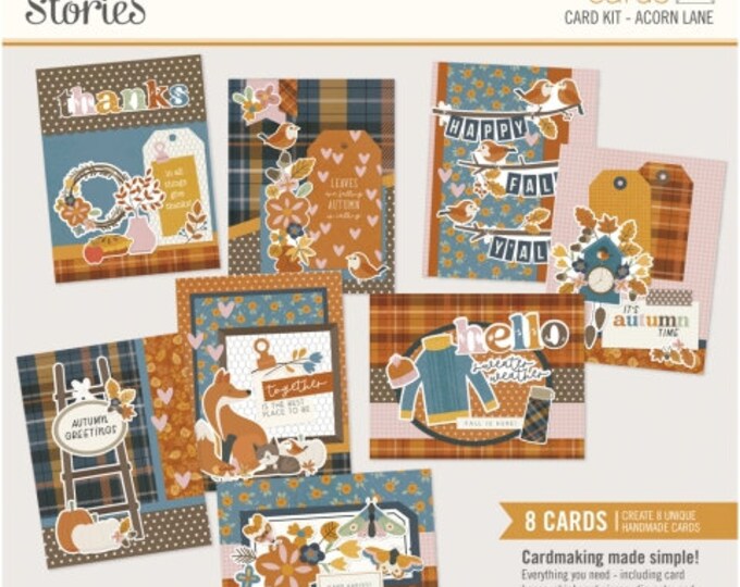 Simple Stories Acorn Lane Card Kit - Simple Cards Card Kit - Acorn Lane ...