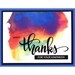 Big Words Thanks Perfectly Clear Stamps Set Clear Cling - Etsy