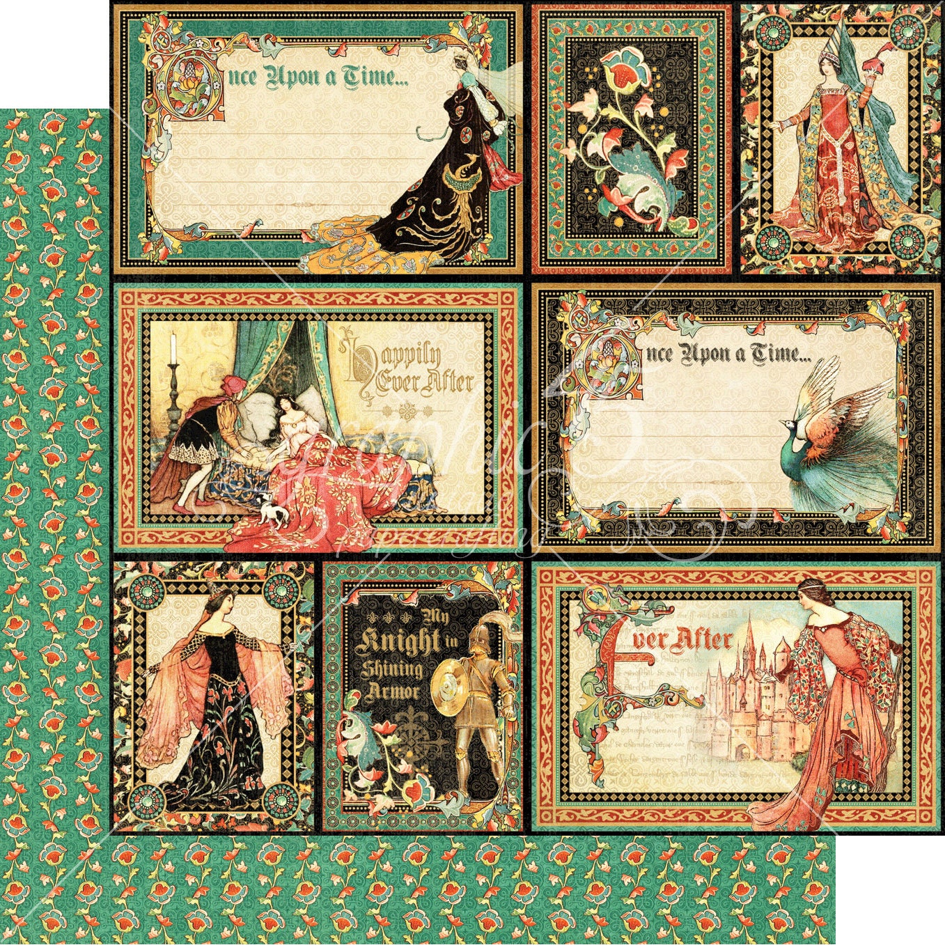 Graphic 45 8x8 Enchanted Forest Pack - Enchanted Forest Collection ...