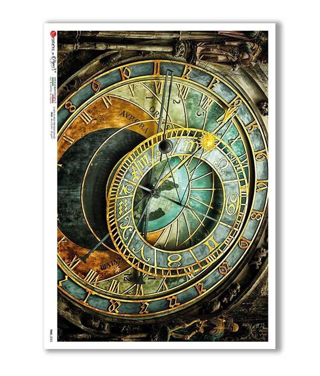 Paper Designs Rice Paper - Time Rice Paper - Watch Rice Paper ...