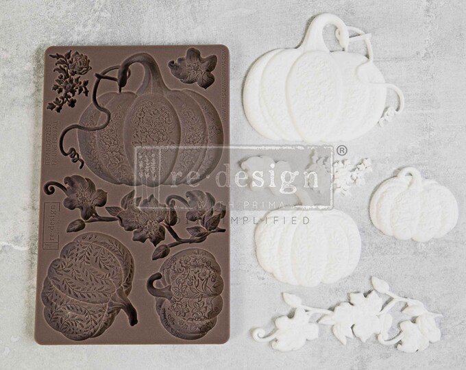 Re-design With Prima Falling for Fall Mold Prima Mold Pumkin Mold ...