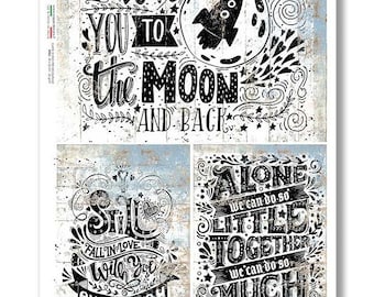 Paper Designs Rice Paper Phrases Rice Paper Phrase Rice Paper Decoupage ...