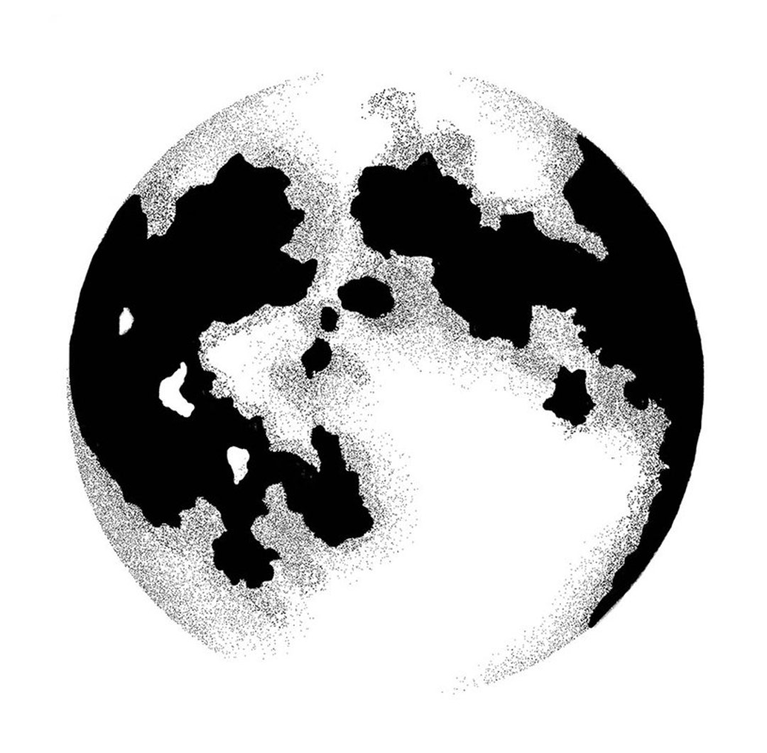 Lavinia Moon Stamp - Moon Silhouette Stamp - Clear Cling Stamp - Moon ...