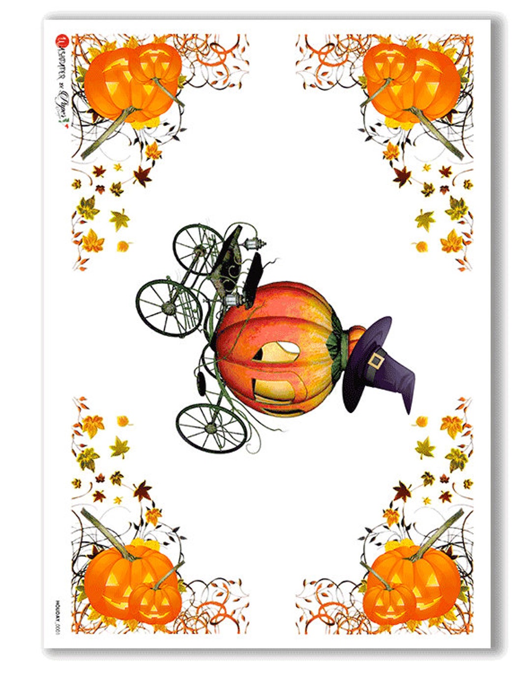 Paper Designs A4 Pumpkin Rice Paper Rice Paper Pumpkin Rice Paper ...