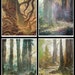 Mysterious Forest A4 Rice Paper Set - Rice Paper Set - Forest Rice ...