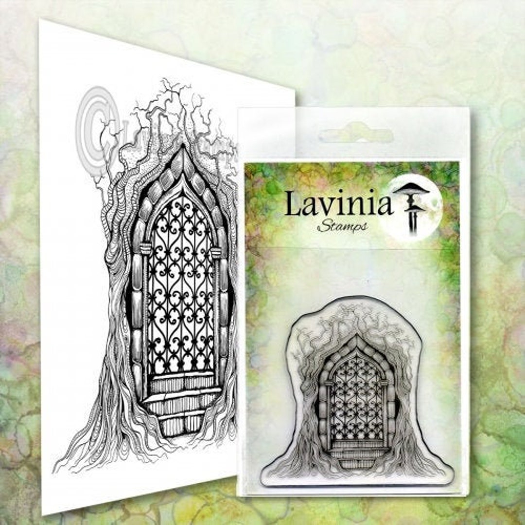Lavinia Stamps Forest Temple - Door Stamp - Clear Cling Stamp - Fairy ...