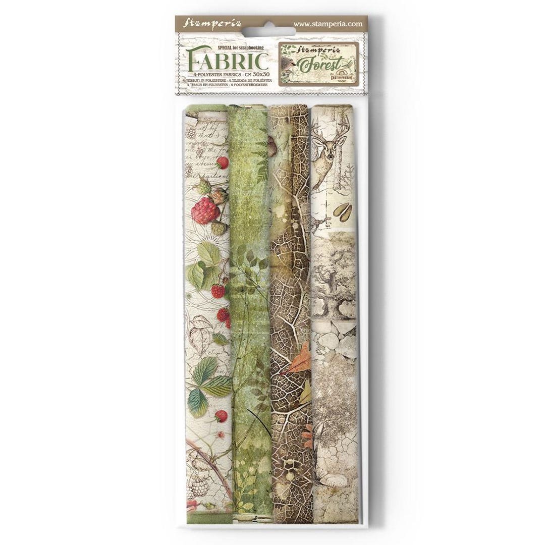 Stamperia Forest Fabric Sheets - Stamperia Fabric Sheets - Patterned ...