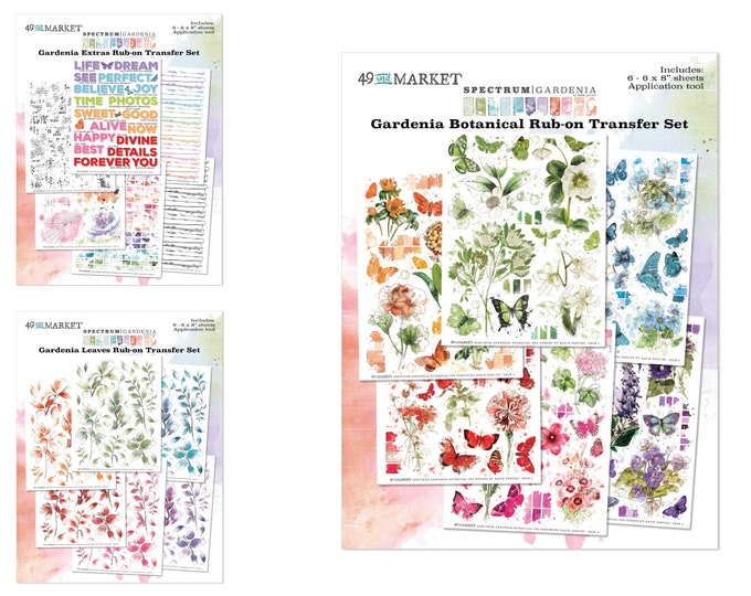49 & Market 6x8 Spectrum Gardenia Transfer Sheets - Decor Transfer ...