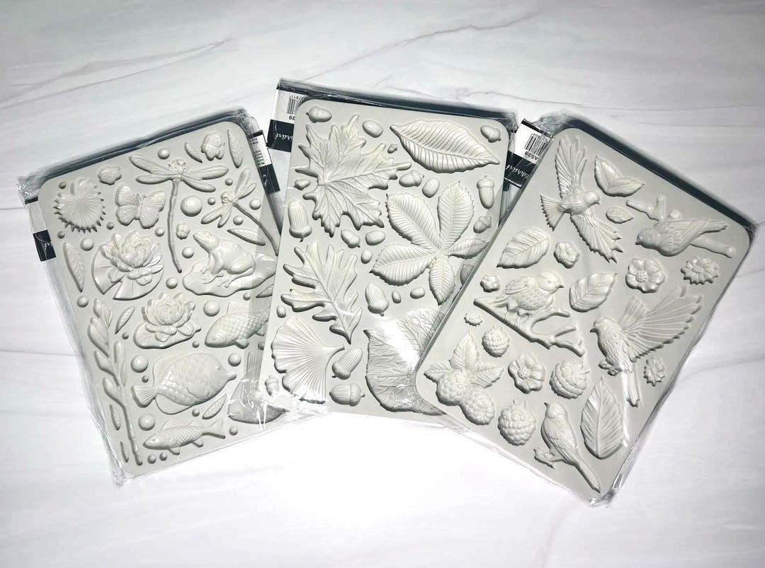 Stamperia A5 Forest Silicone Mold - Forest Collection Molds - Birds ...