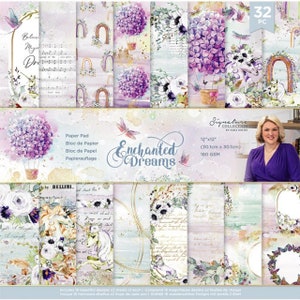Crafter's Companion 12x12 Enchanted Dreams Cardstock Single Sided ...