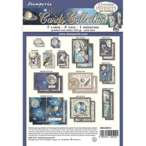 Stamperia Cosmos Infinity Cards Collection Cards and Tags Cosmos ...