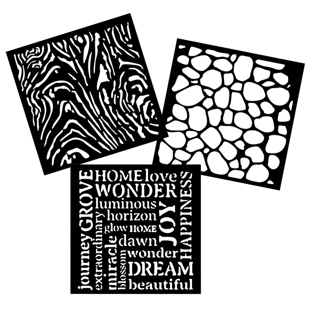 Stamperia Hidden Grove Stencils - Hidden Grove Mixed Media Stencil ...