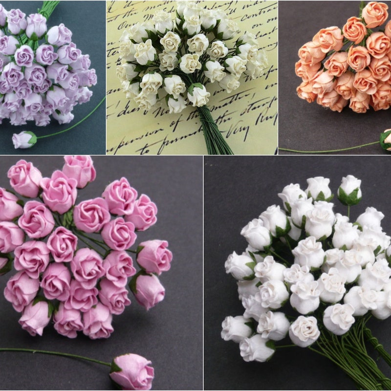 Green Paper Flowers - Etsy