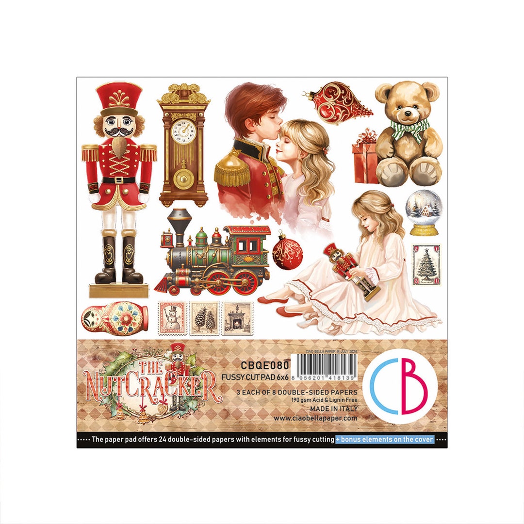 Ciao Bella 6x6 the Nutcracker Cardstock - Ciao Bella Paper - the ...