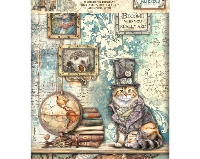 Stamperia A6 Forest 8pk Rice Paper - Decoupage Rice Paper - Forest ...