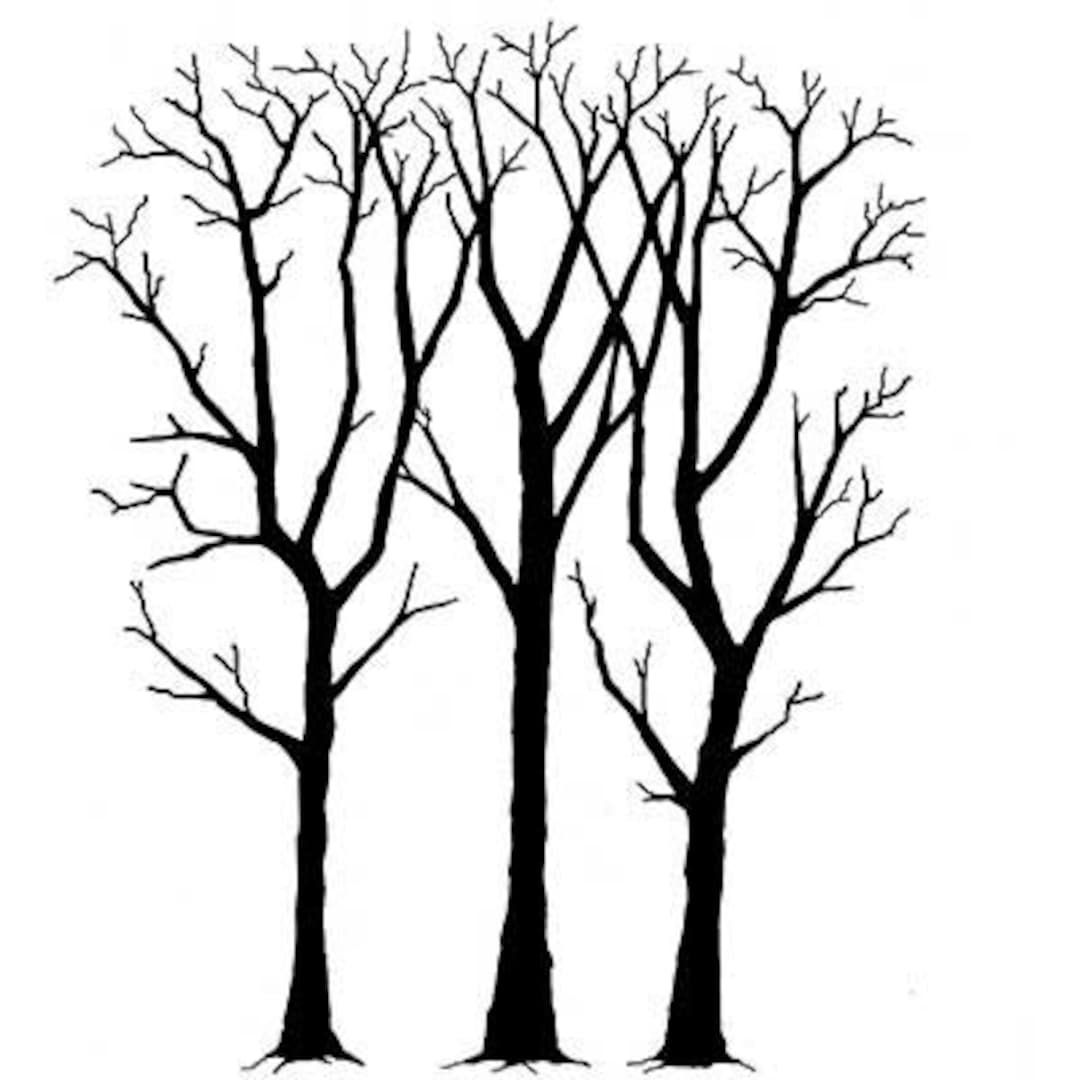 Lavinia Stamps Spring Trees - Spring Trees Stamp - Clear Cling Stamp ...