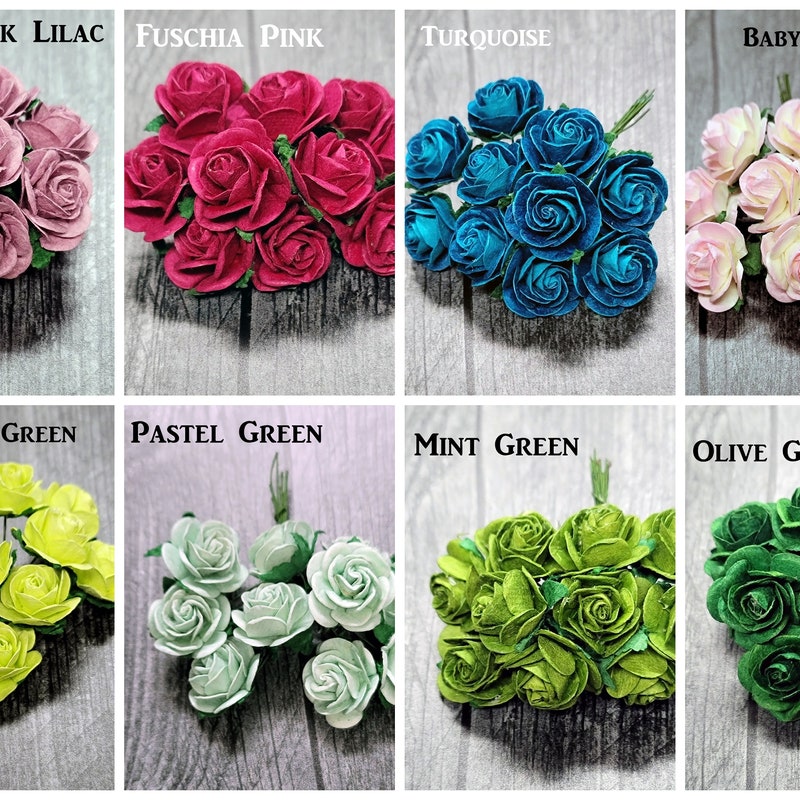 Artificial Open Roses - Etsy