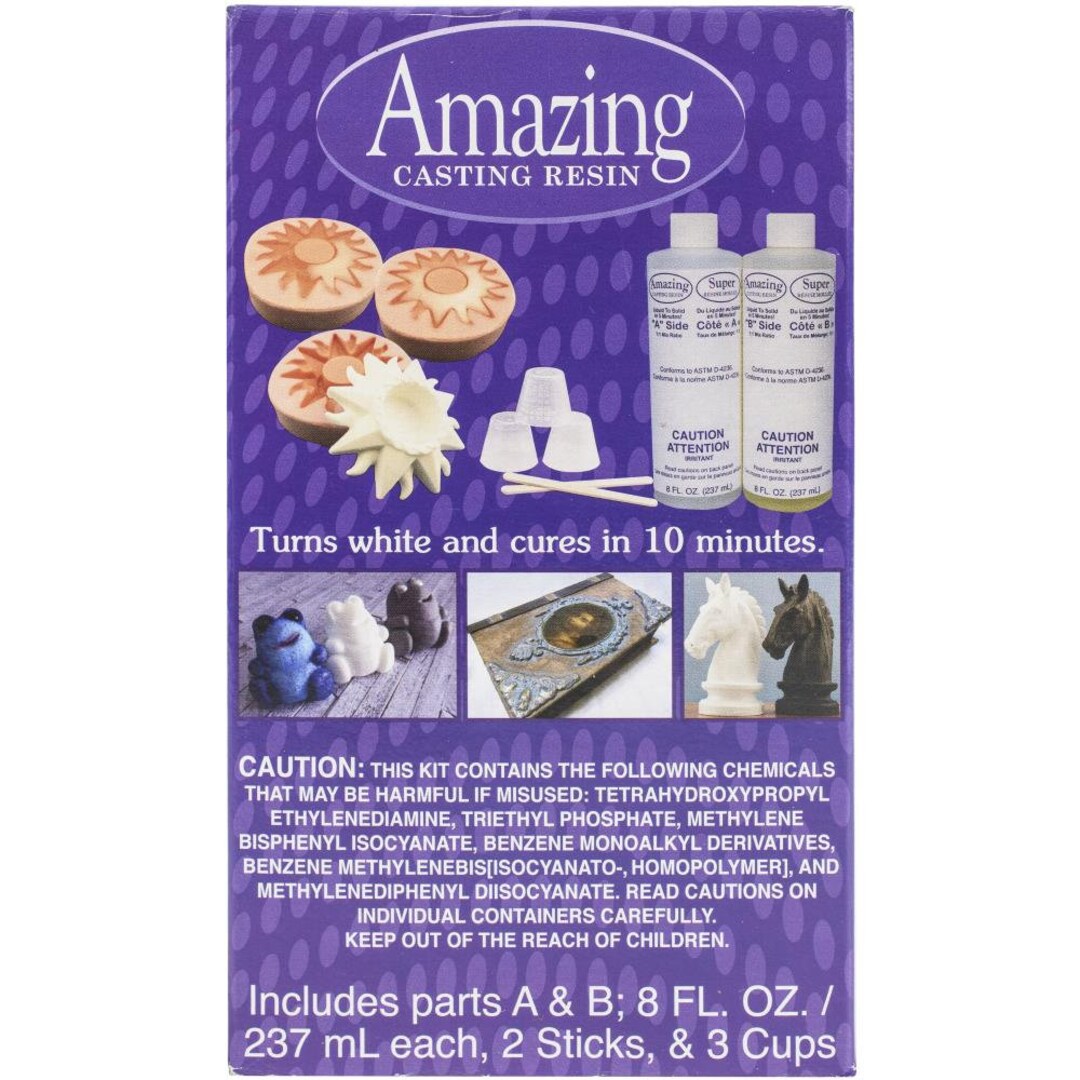 16oz Amazing Casting Resin Kit Casting Resin Instant Cure Resin Replica ...
