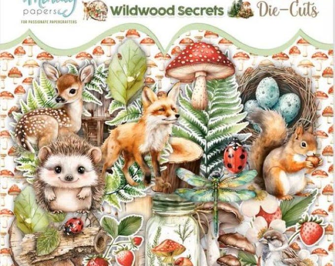 Mintay Wildwood Secrets Paper Die Cuts - Mintay Die Cuts - Paper Die ...