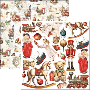 Ciao Bella 6x6 the Nutcracker Cardstock - Ciao Bella Paper - the ...