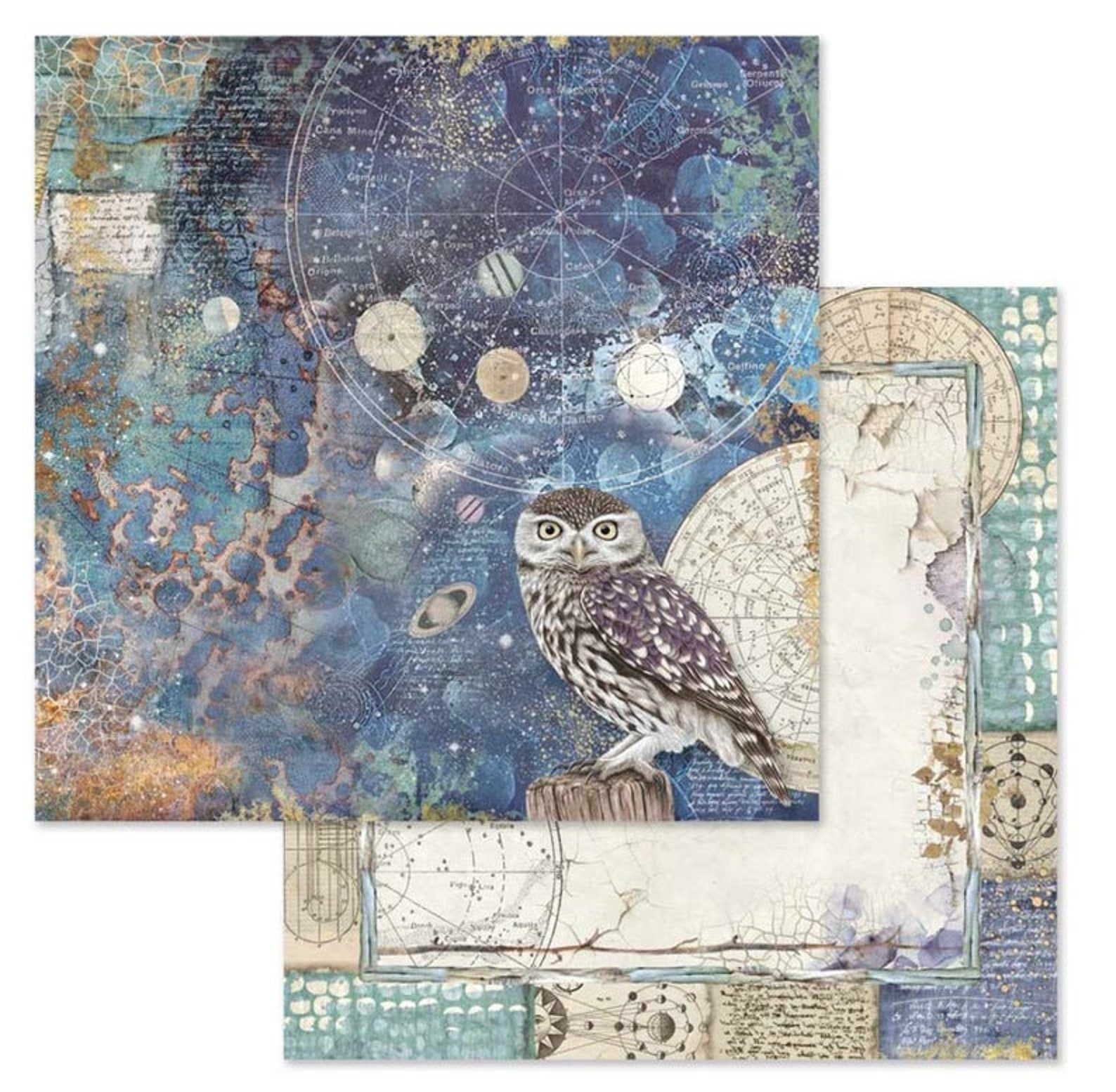 Stamperia 12x12 Cosmos Cardstock Cosmos Collection Double Sided ...