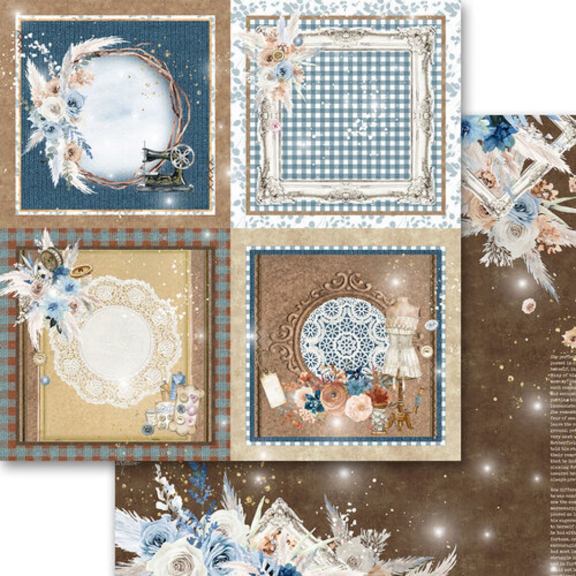 Memory Place 12x12 Stitched Together Collection Pack - 12x12 Cardstock ...