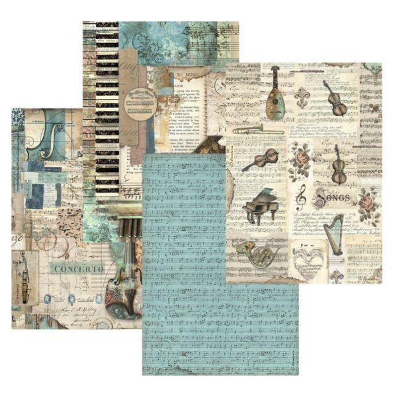 Music Decoupage - Etsy