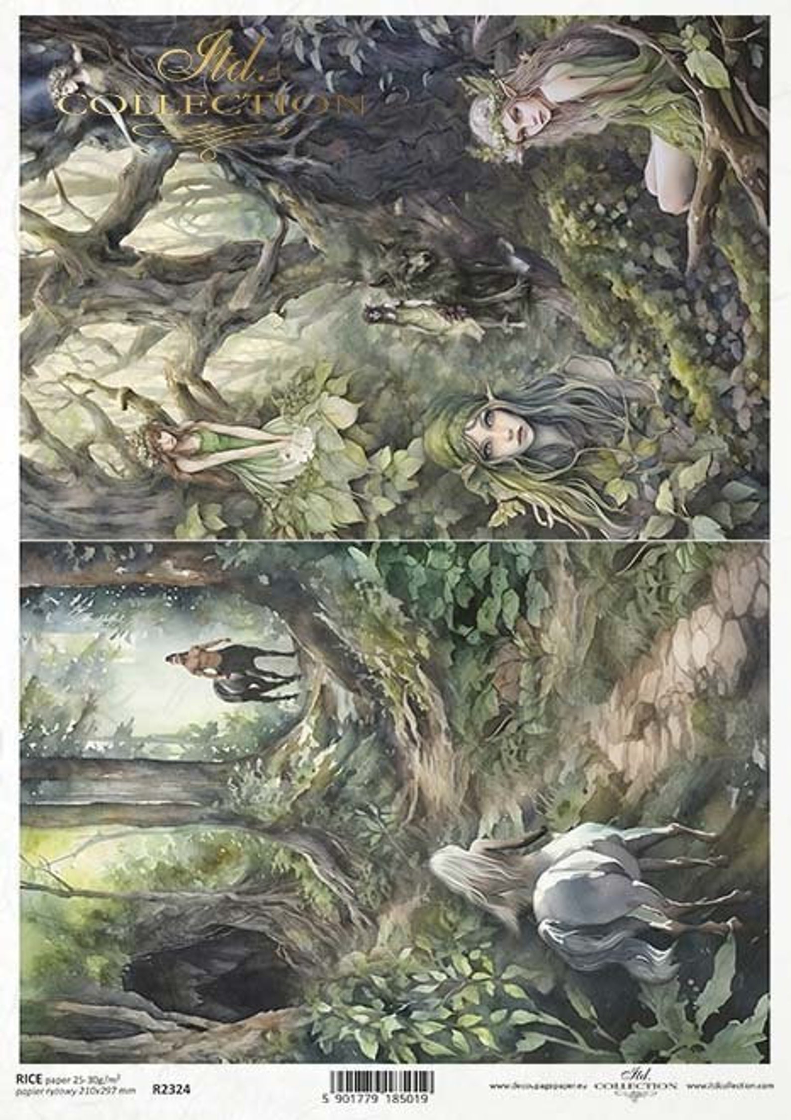 ITD Collection Fairytale & Fantasy Decoupage Rice Paper - Background ...