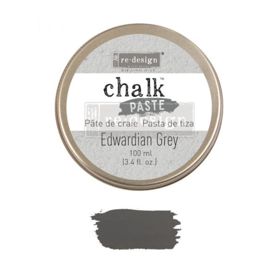 Prima Chalk Paste Edwardian Grey - Chalk Paste - Stencil Paste ...