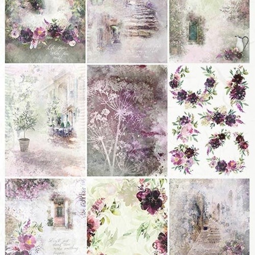 ITD Collection Gothic Staircase Rice Paper Decoupage A4 for - Etsy