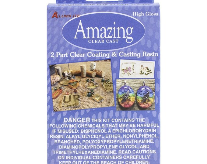 8oz Amazing Casting Resin Kit - Casting Resin - Instant Cure Resin ...
