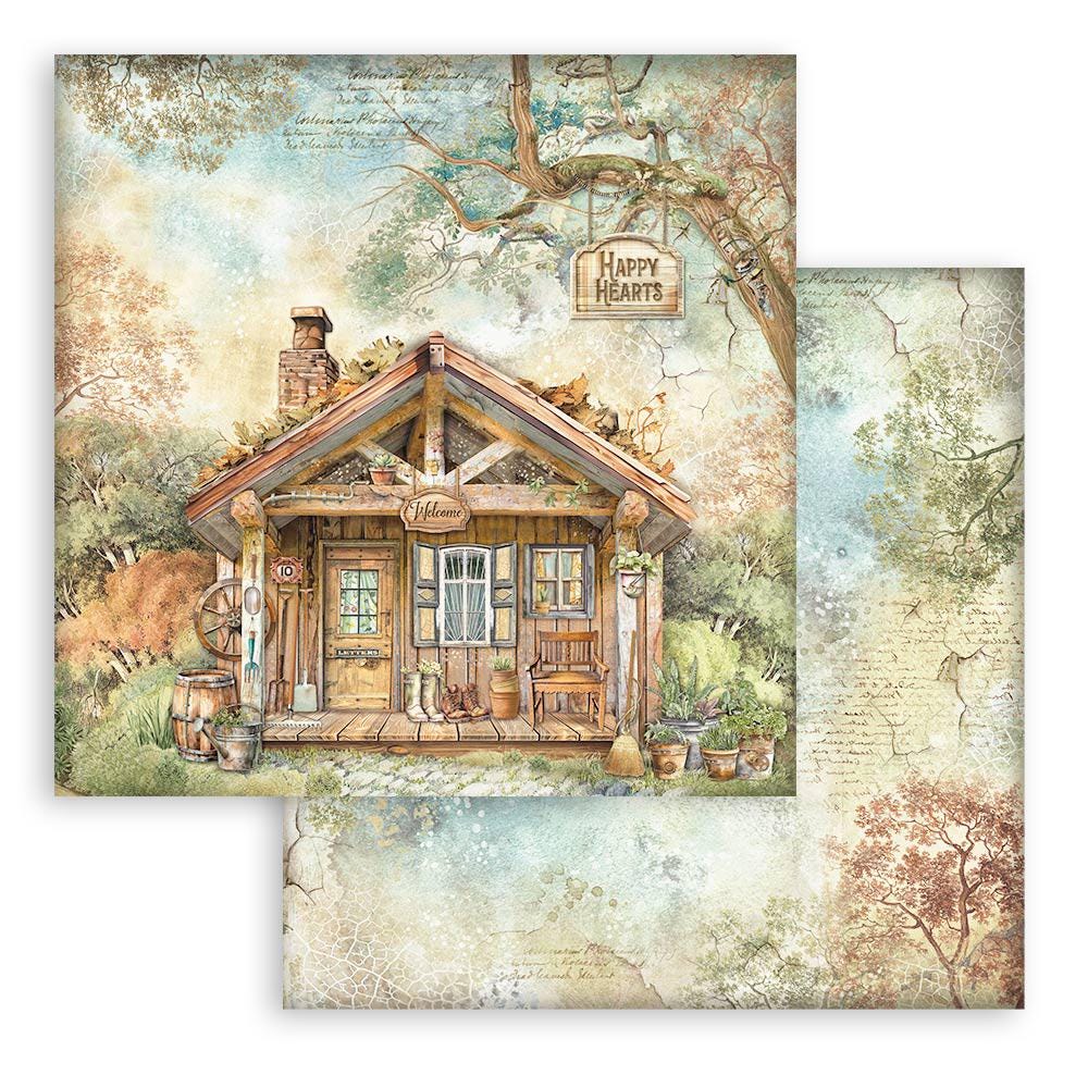 Stamperia 8x8 Alterego Cardstock - Stamperia - Double Sided Cardstock ...
