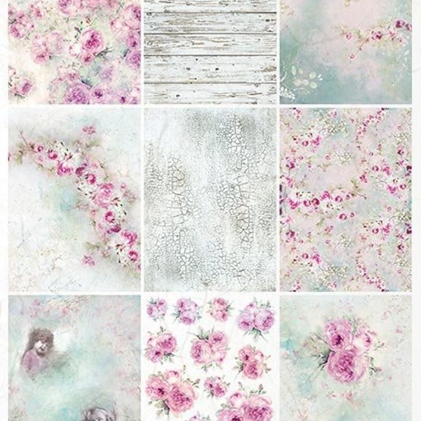 Shabby Chic Rice Paper - Etsy