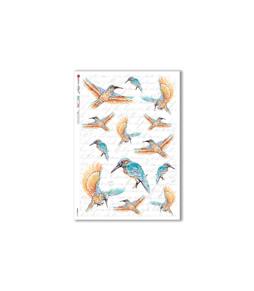 Paper Designs Rice Paper - Animals - Animal Rice Paper - Decoupage Rice ...