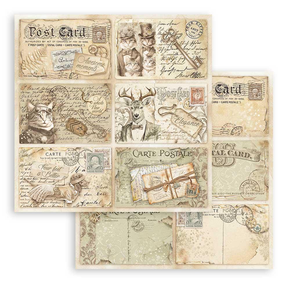 Stamperia 8x8 Alterego Cardstock - Stamperia - Double Sided Cardstock ...