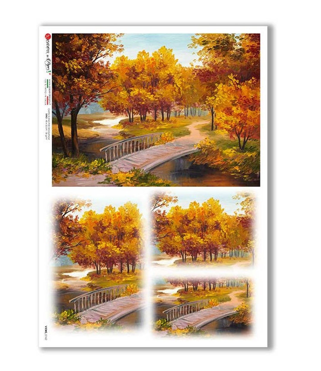 Paper Designs Rice Paper - Landscape Paper - Views Rice Paper ...