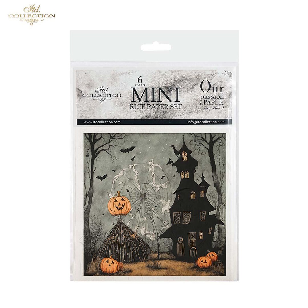 ITD Collection MINI Halloween Views Rice Paper Set - ITD Rice Paper ...