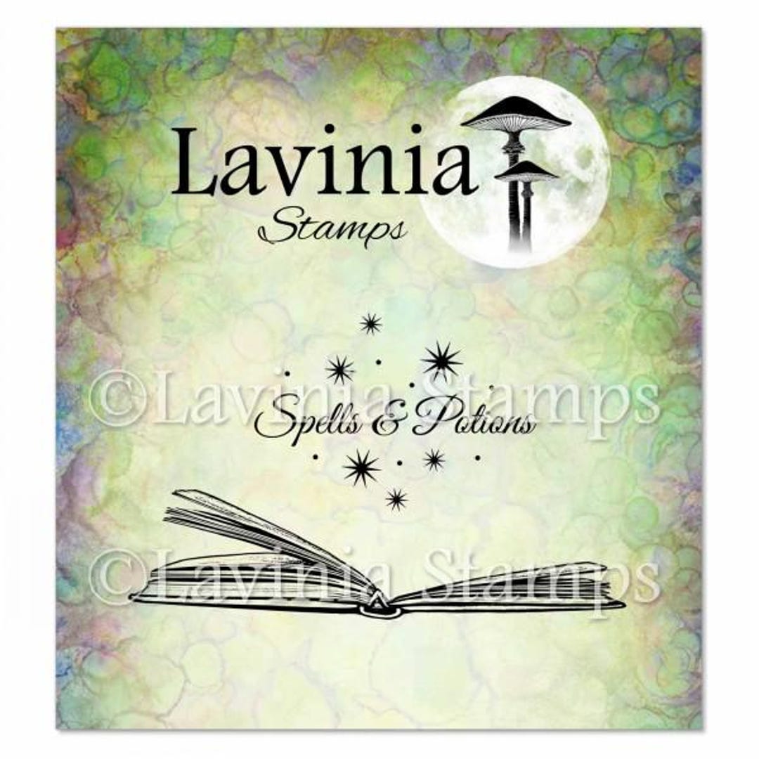 NEW Lavinia Book of Spells Stamp - Book Clear Cling Stamps - Lavinia ...