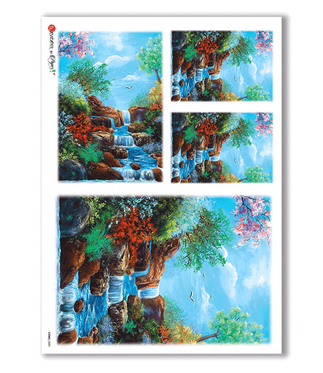 Paper Designs Rice Paper - Landscape Paper - Views Rice Paper ...