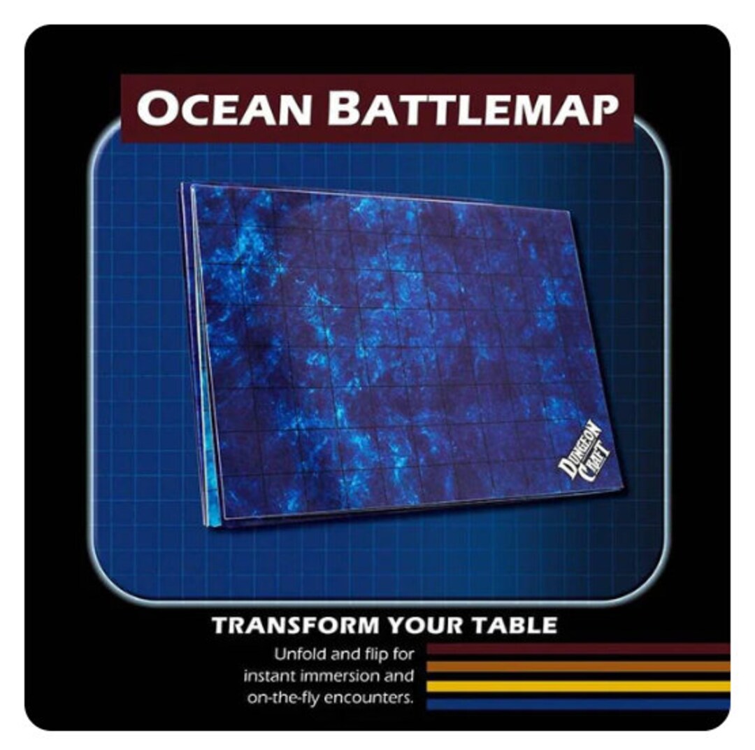1985 Games Battle Map: Ocean Dungeons & Dragons Dungeon Craft ...