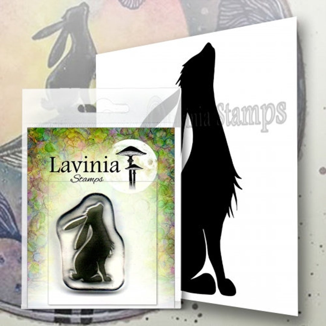 Lavinia Stamps Mini Pipin - Rabbit Stamp - Silhouette Cling Stamp ...