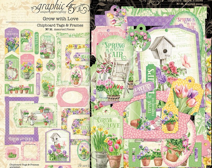 Graphic 45 Fairy Boutique Tags and Frames - G45 - G45 Tags - Fairy ...