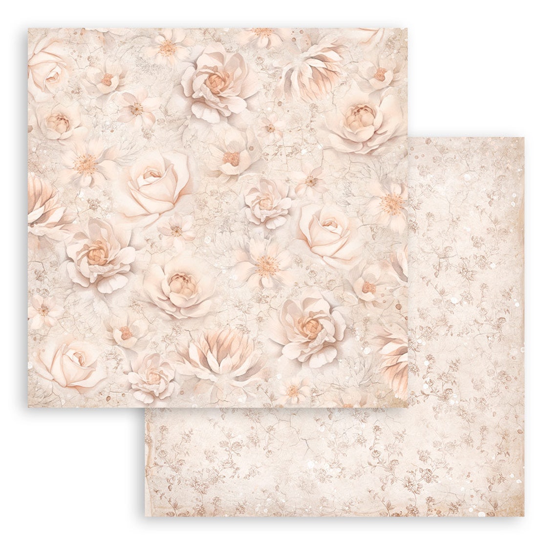 Stamperia 12x12 Romance Forever Cardstock - Double Sided Paper - 12x12 ...