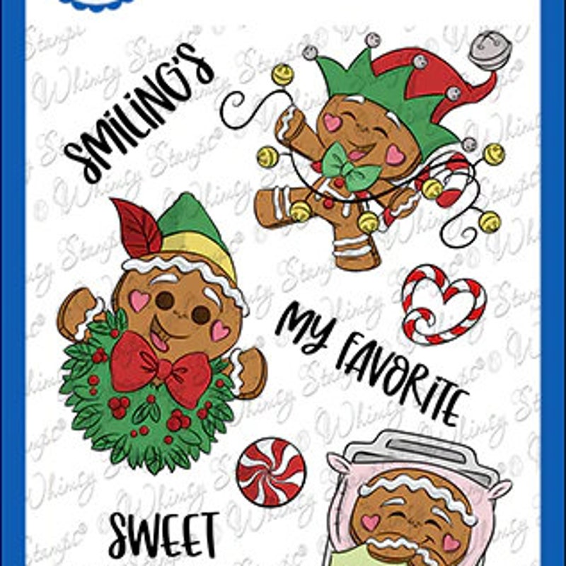 Gingerbread Stamp - Etsy