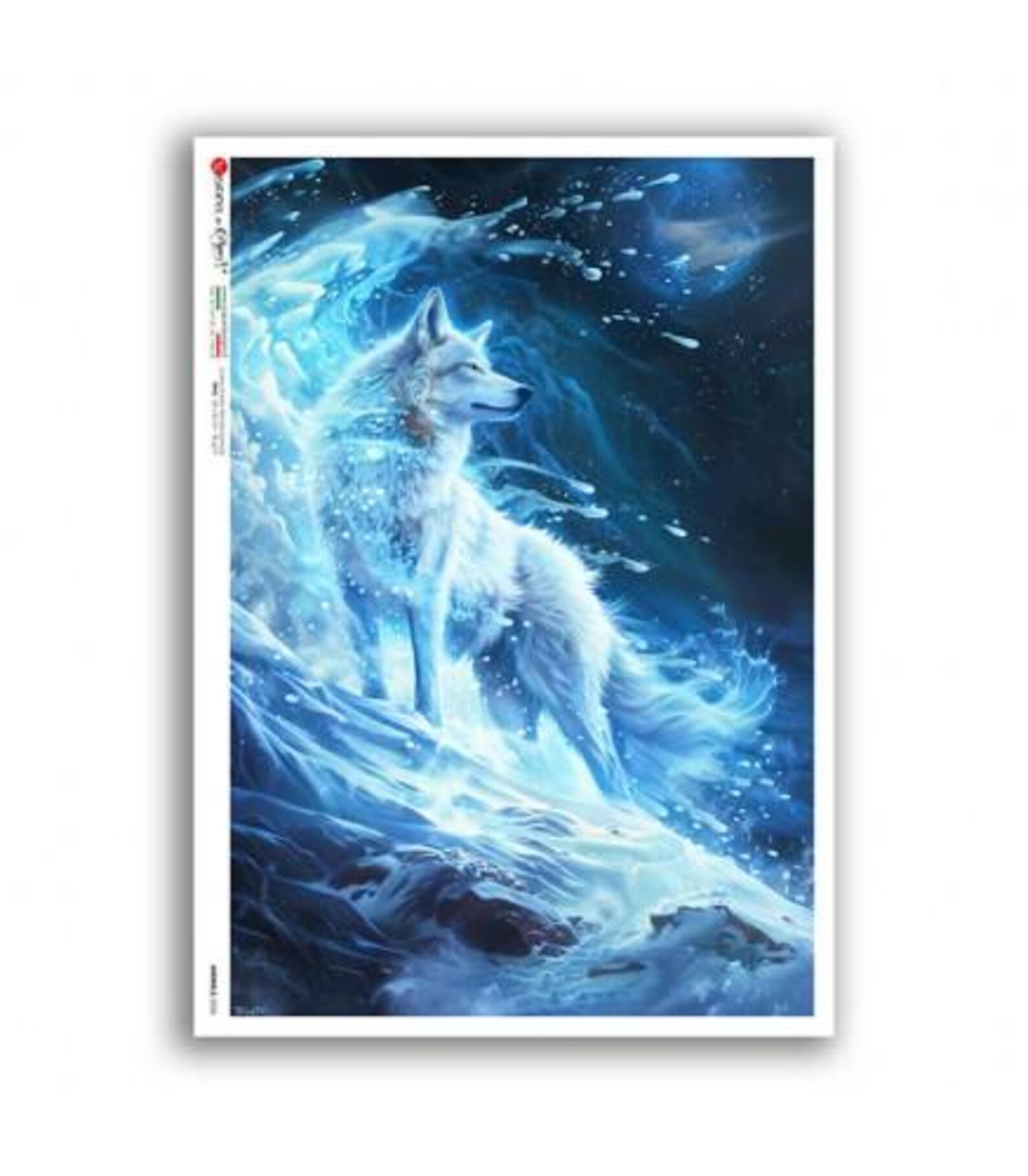 Paper Designs A4 Rice Paper - Wolf Rice Paper - Wolves Rice Paper ...
