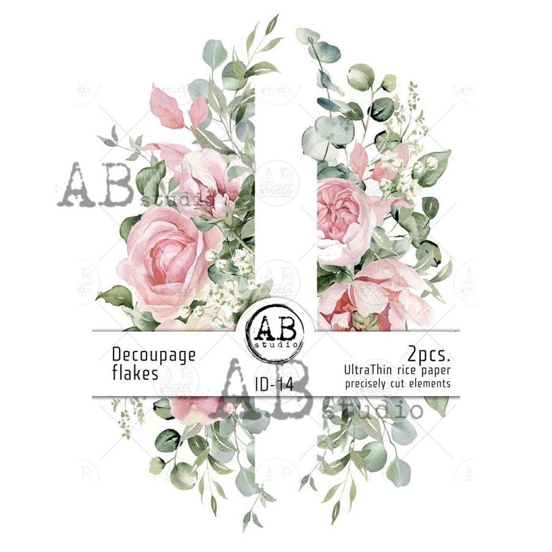 Abstudio A4 Decoupage Flakes - Decoupage Paper - Ultra Thin Rice Paper ...