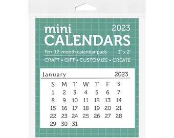 Mini Calendars - Etsy