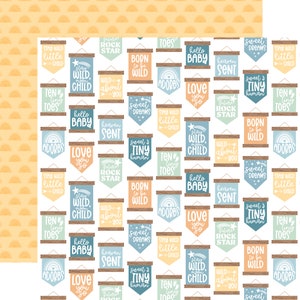 Echo Park 6x6 Our Baby Boy Paper Pad - Double Sided Paper - 6x6 Paper ...